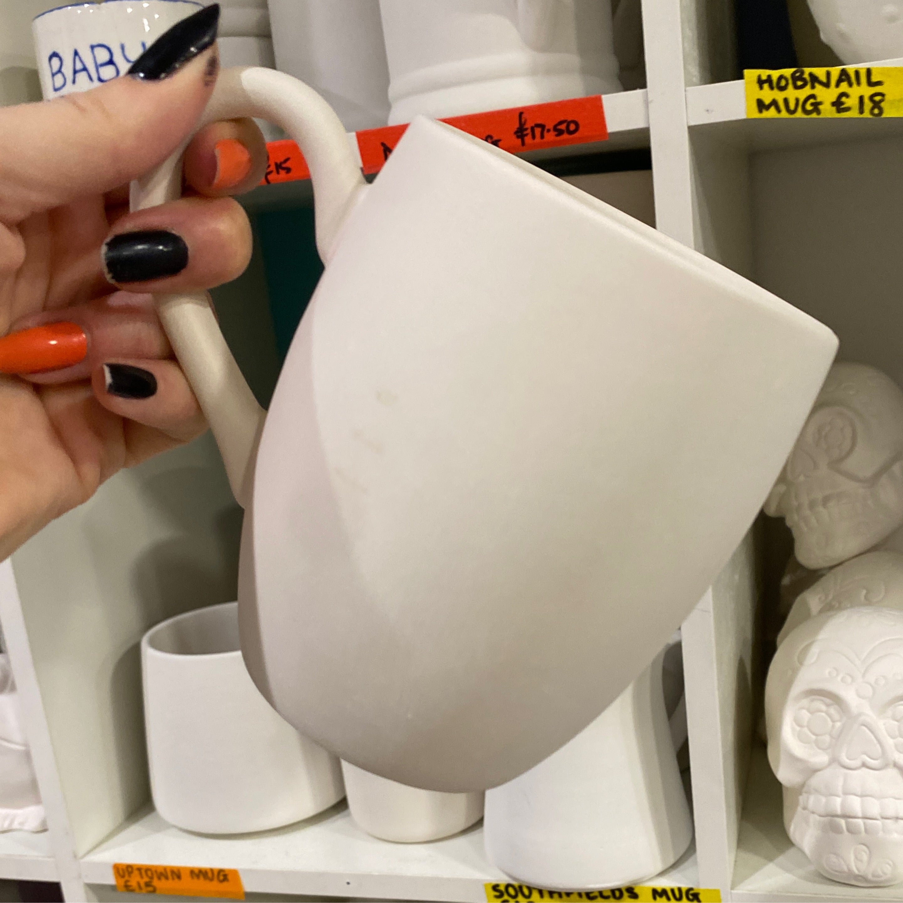 Mug - Barrel | Fired Frog Pottery Cafe