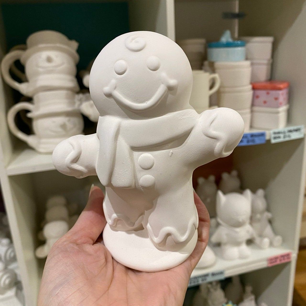 Animal Gingerbread Man Fired Frog Pottery Cafe