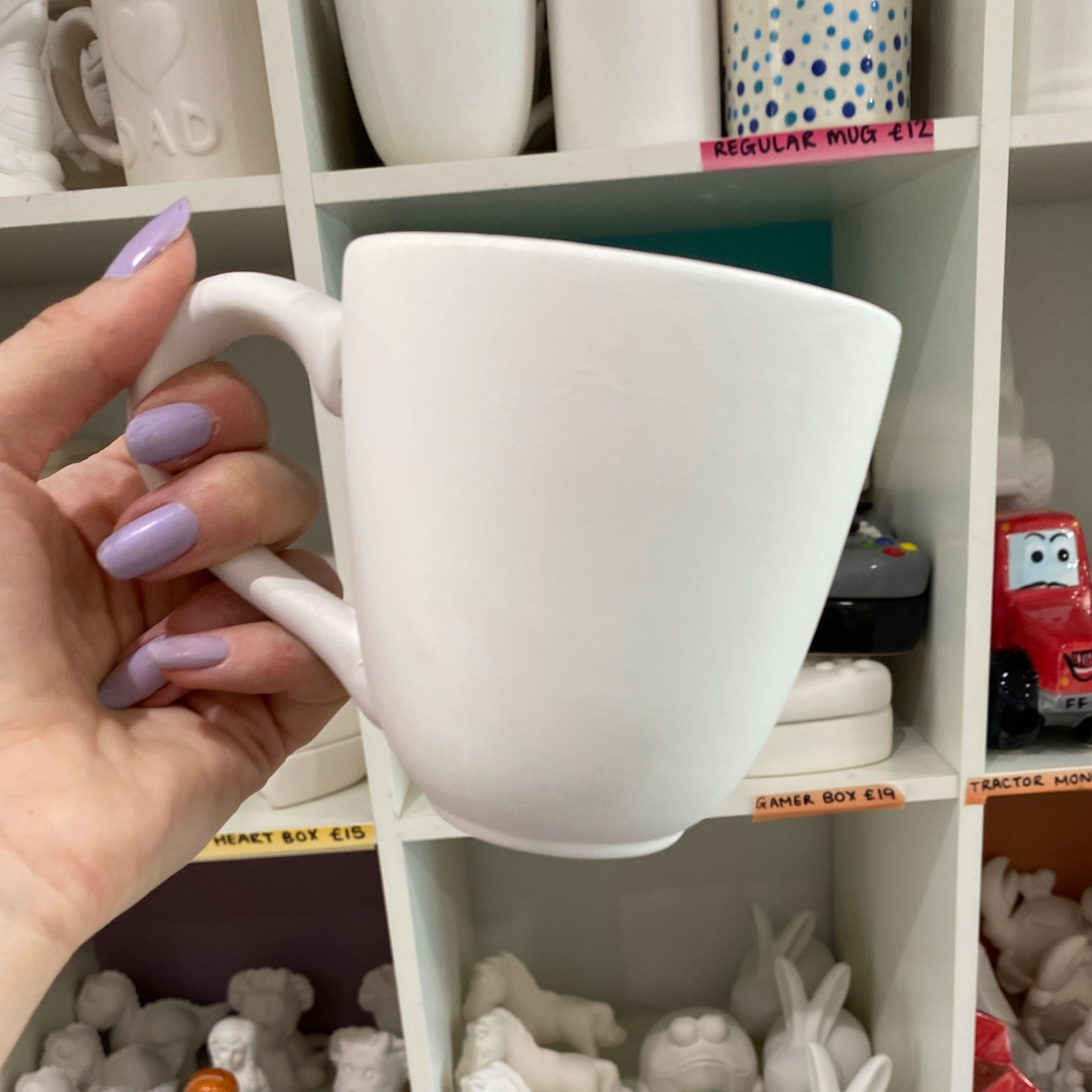 Mug - Tapered Coffee House | Fired Frog Pottery Cafe