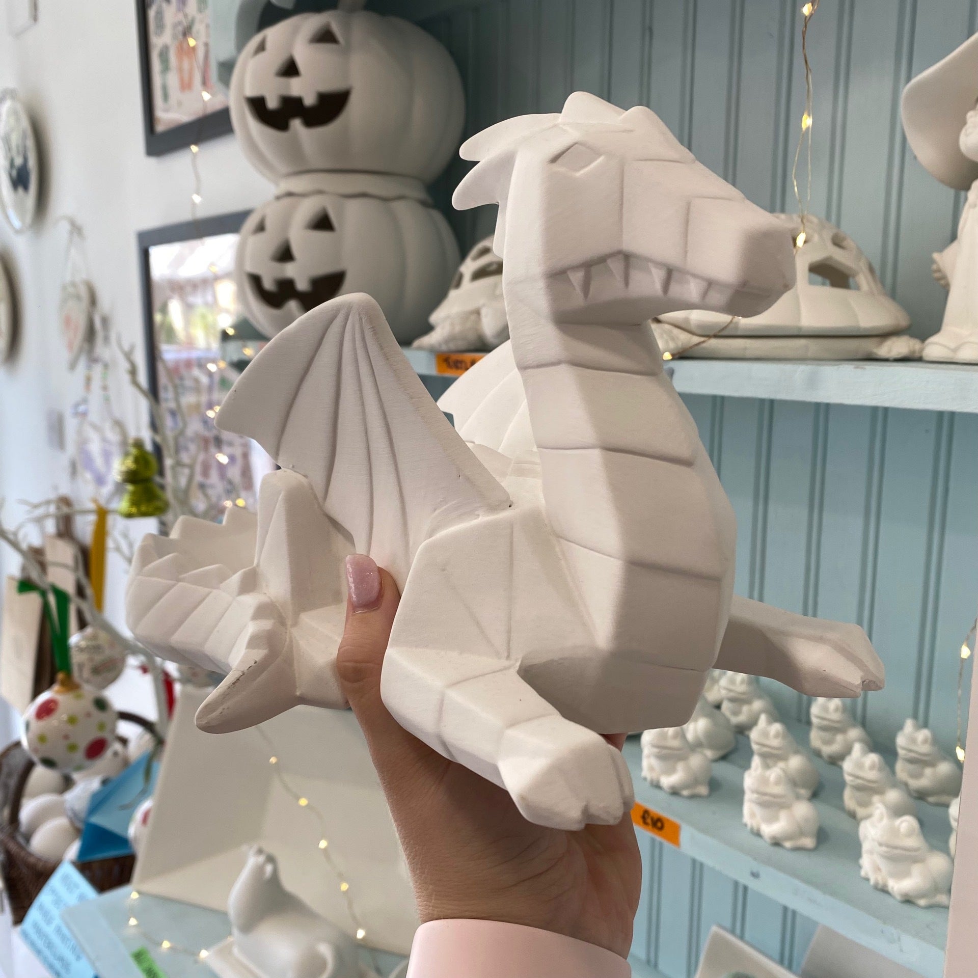 Faceted Dragon | Fired Frog Pottery Cafe