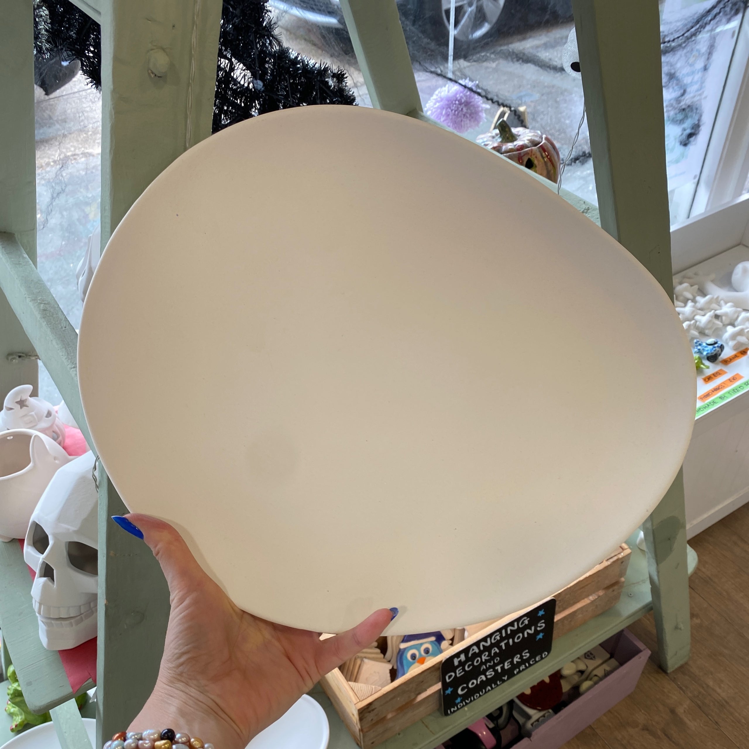 Plate - Organic platter | Fired Frog Pottery Cafe