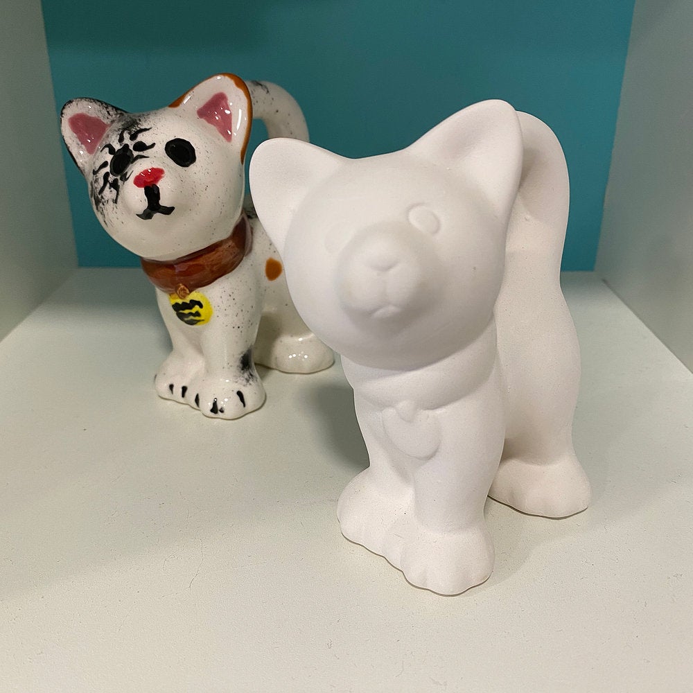 Party Animal - Cat | Fired Frog Pottery Cafe