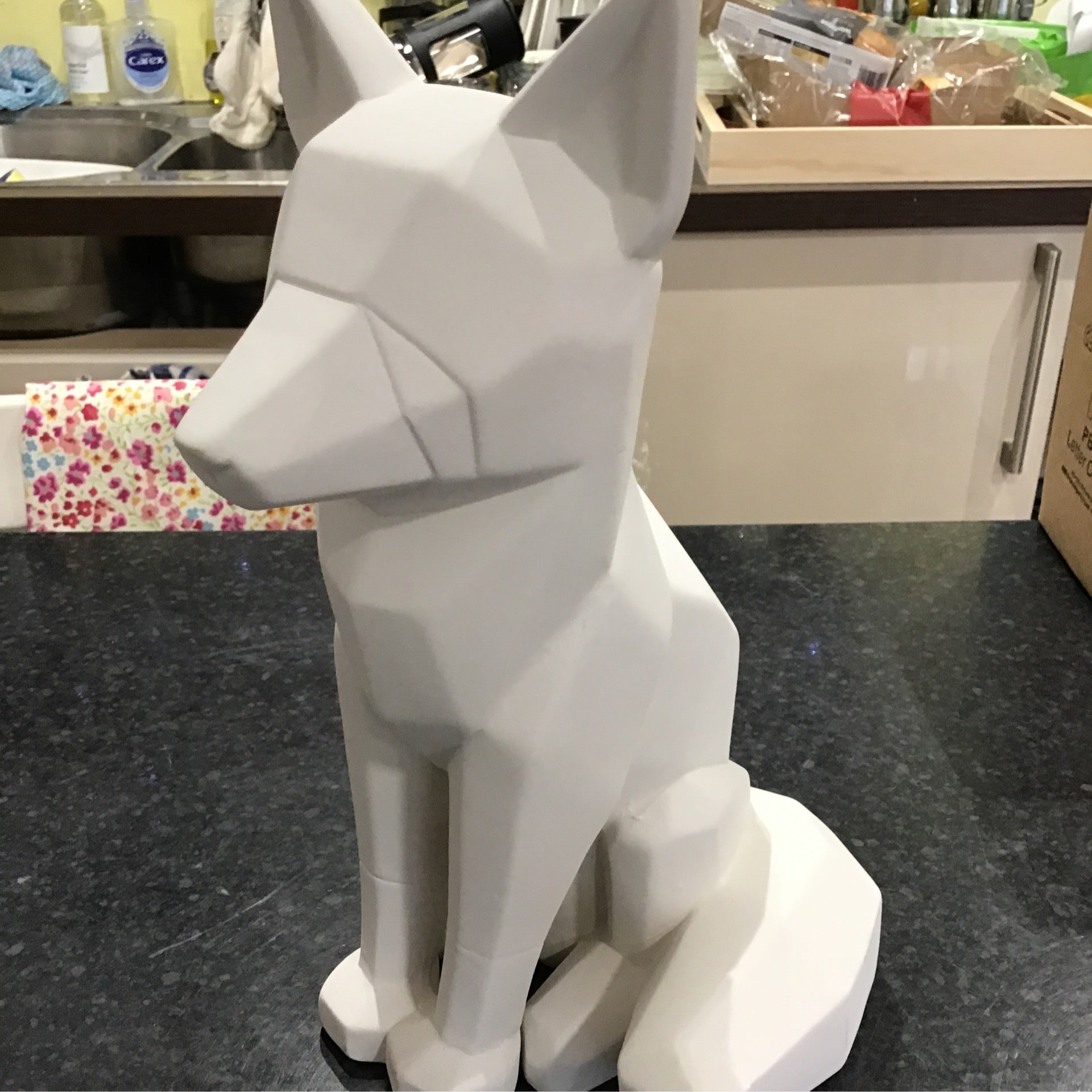 Faceted Fox | Fired Frog Pottery Cafe