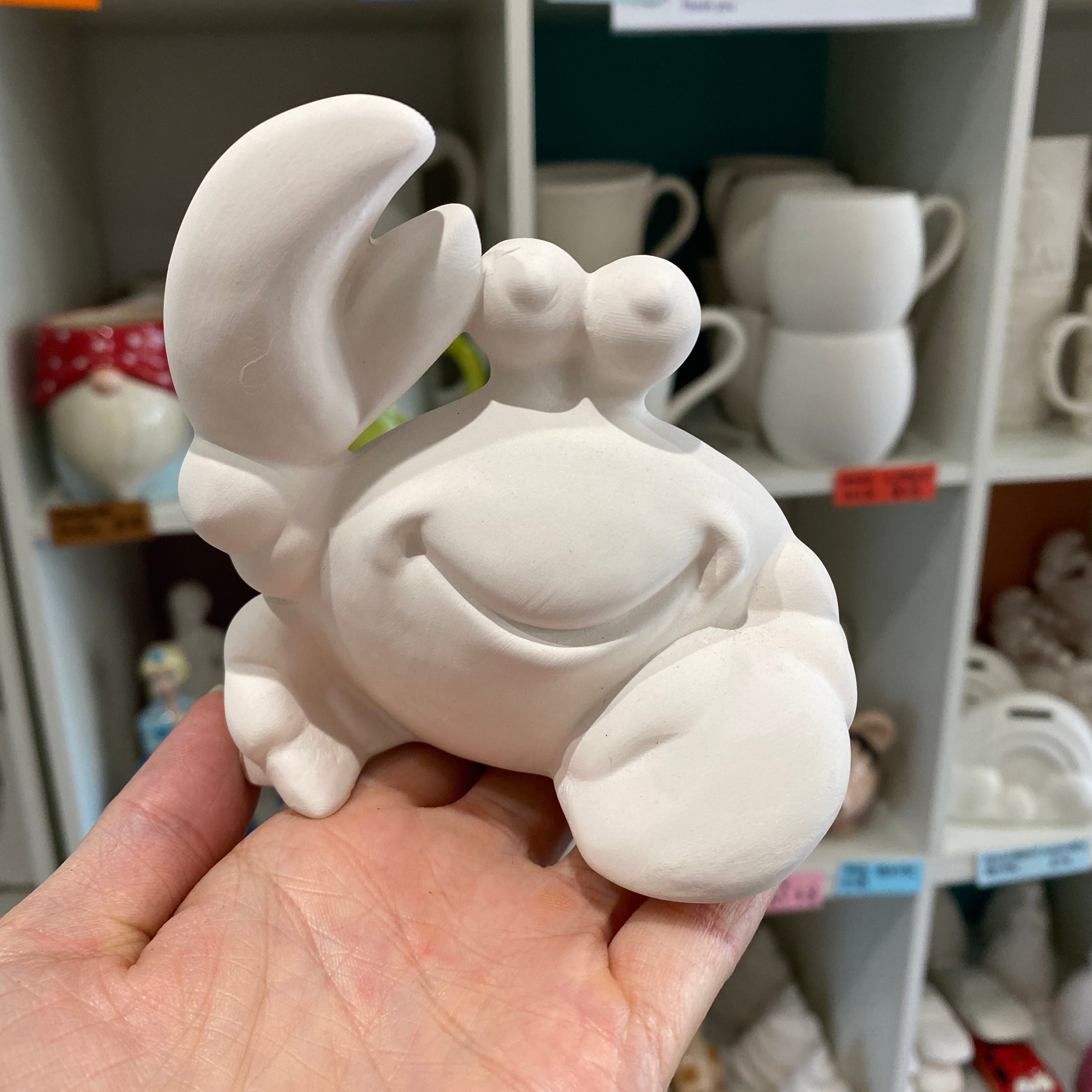 Party Animal - Crab | Fired Frog Pottery Cafe