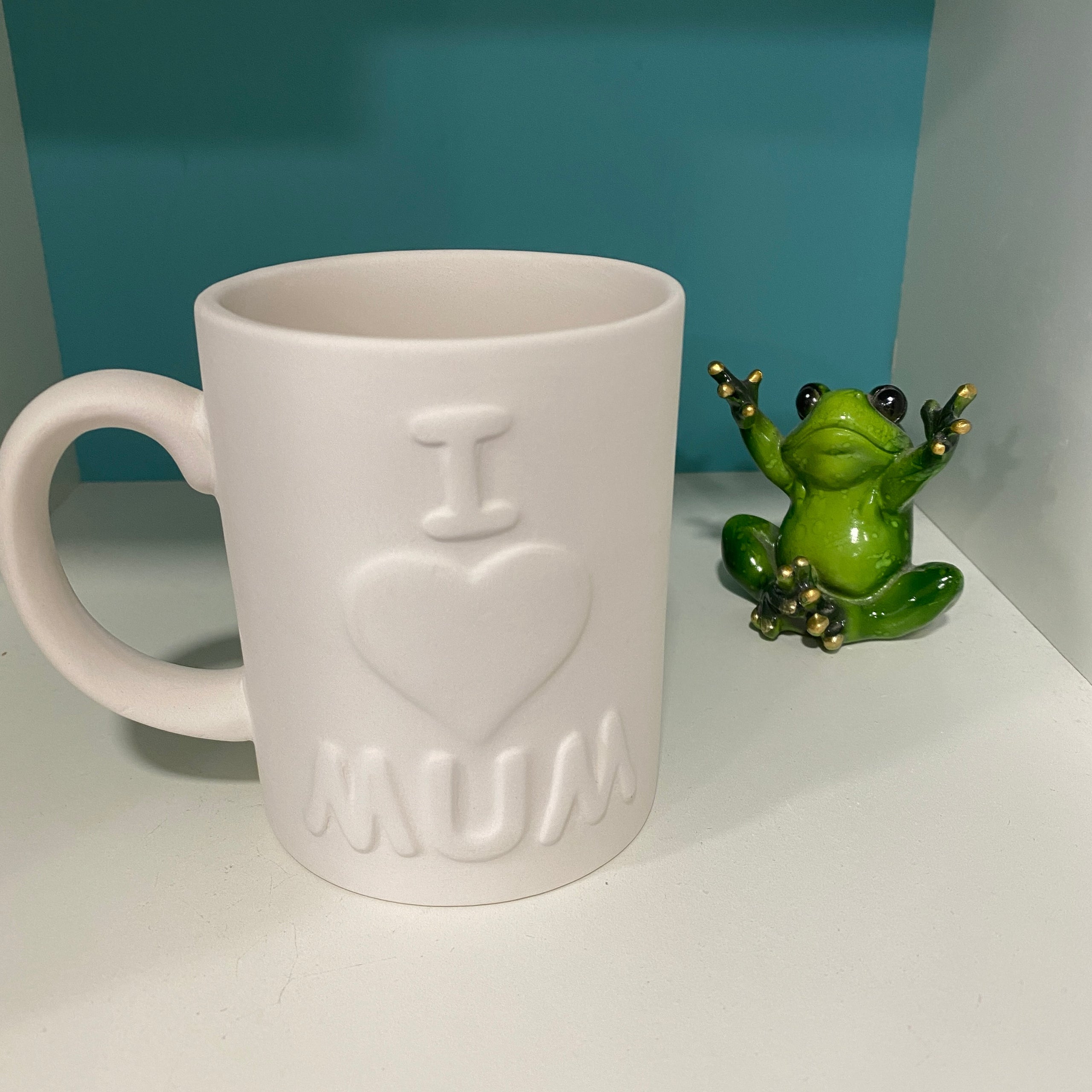 Mug - I Love Mum Mug | Fired Frog Pottery Cafe