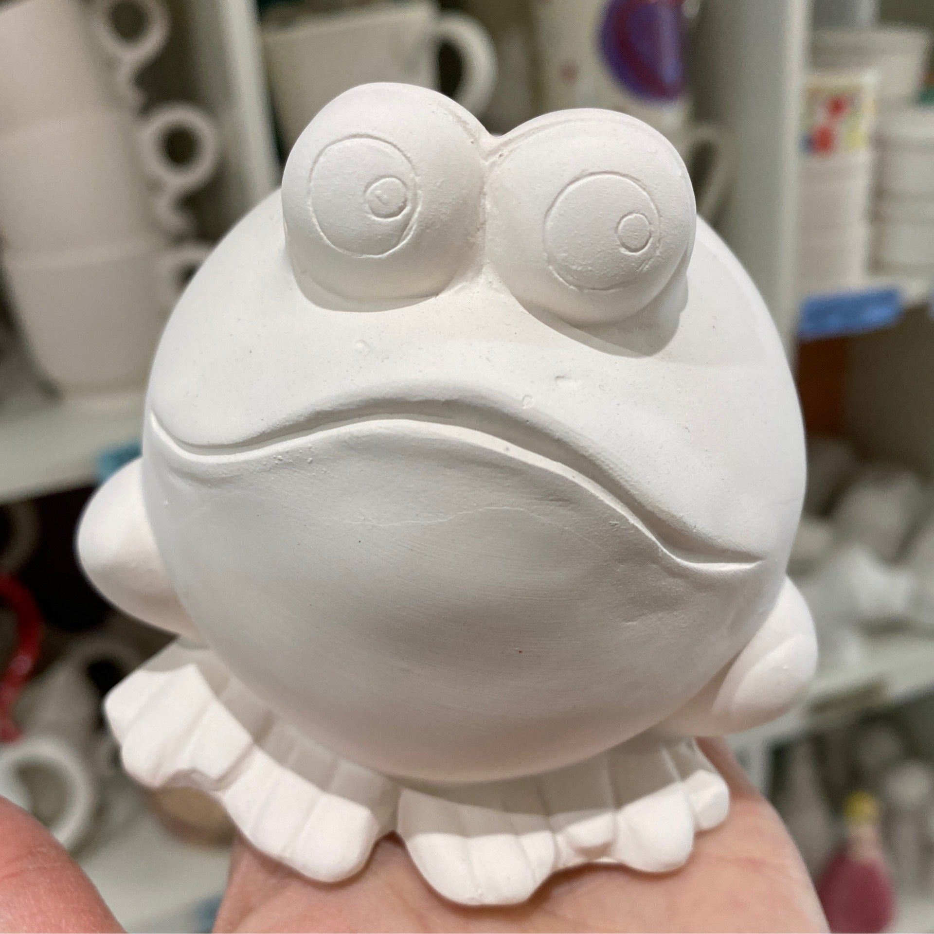 Puffed Frog | Fired Frog Pottery Cafe