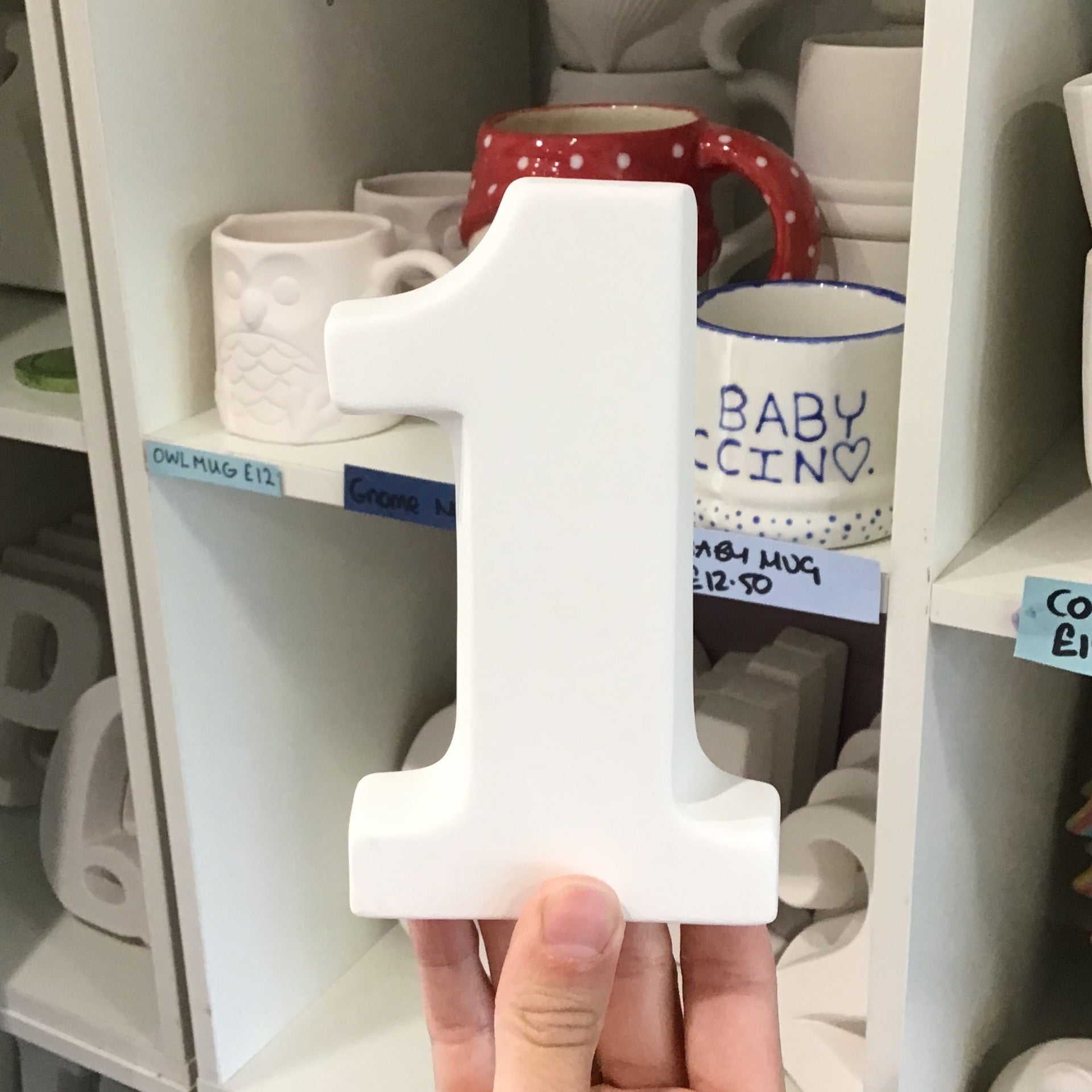 Number 1 | Fired Frog Pottery Cafe